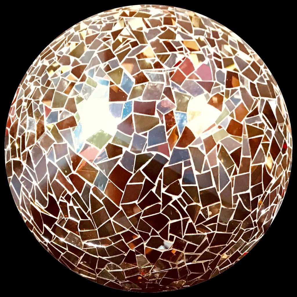1m multicolour shatter ball - Mirror Ball Paul